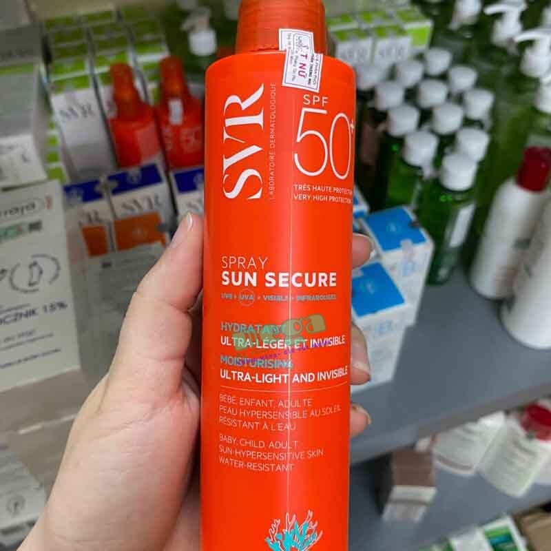Xịt Chống Nắng SVR Spray Sun Secure SPF 50+ [Chính Hãng] | Mỹ Phẩm Mega