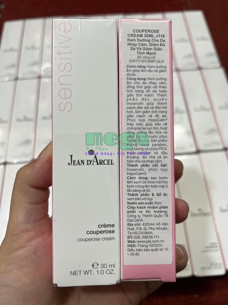 Kem Jean D’Arcel Couperose Cream 30ml Giá Bao Nhiêu? Mua Ở Đâu Chính ...