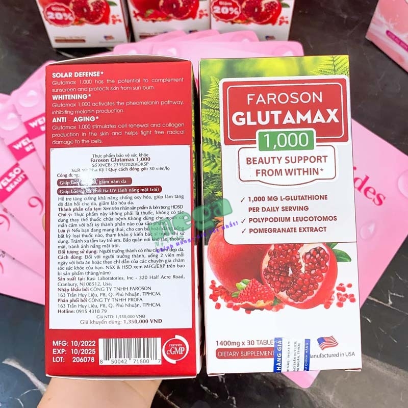 Viên Uống Faroson Glutamax 1000 Giá Bao Nhiêu? Mua Ở Đâu Chính Hãng ... Viên Uống Faroson Glutamax 1000 Giá Bao Nhiêu? Mua Ở Đâu Chính Hãng ...