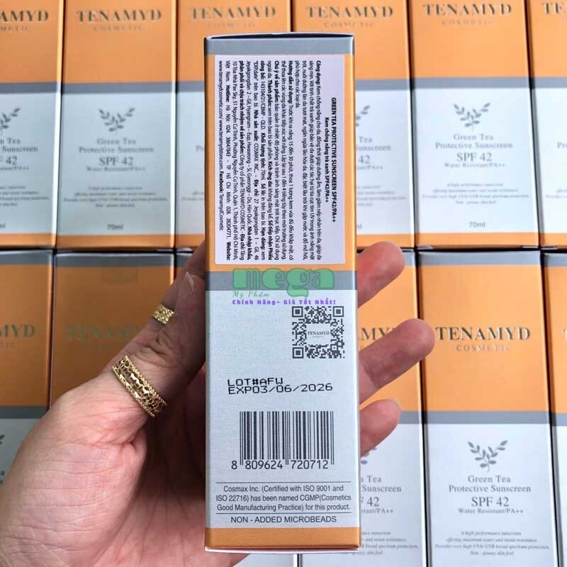 Kem Chống Nắng Tenamyd Green Tea Sunscreen SPF 42 Giá Bao Nhiêu? Mua Ở ...