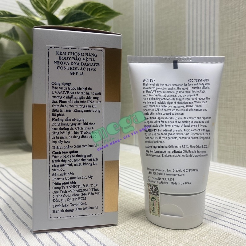 Kem chống nắng Neova SPF 43 - DNA Damage Control Active [Chính Hãng ...