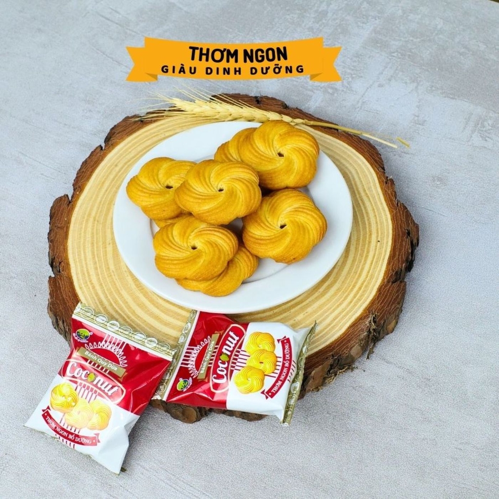 BÁNH QUY COOKIES SỮA DỪA AUGUST - 198 FOODS | Bánh Kẹo Ăn Vật, Bánh Kẹo ...