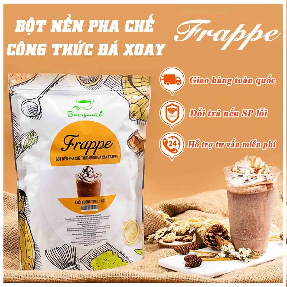 Bột Frappe Barismate 1kg | Bột sữa pha chế | Thơm ngon | Giá rẻ