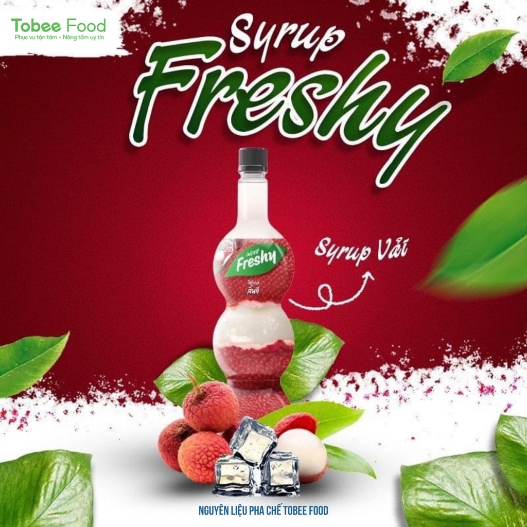 SYRUP VỎ CHANH XANH - 710ml - FRESHY | NGUYÊN LIỆU PHA CHẾ - TOBEE FOOD