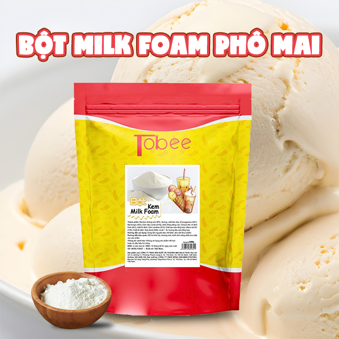 Bột Milk Foam Phô Mai Tobee 500g