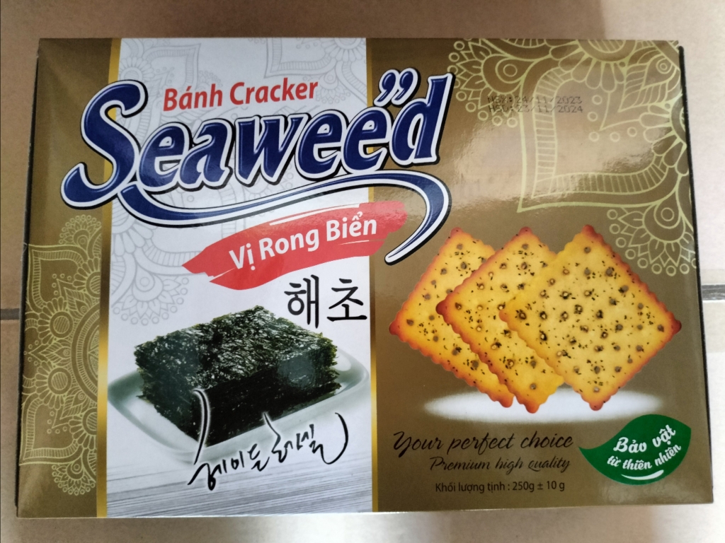 BÁNH QUY RONG BIỂN SEAWEED - 198 FOODS | Bánh Kẹo Ăn Vật, Bánh Kẹo Tết ...