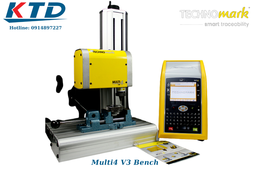 Máy Khắc Dấu Chấm Technomark Multi4 V3 Bench.