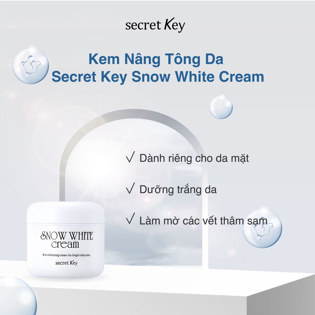 Kem Snow White Combo Dưỡng Trắng Da Secret Key secret Key