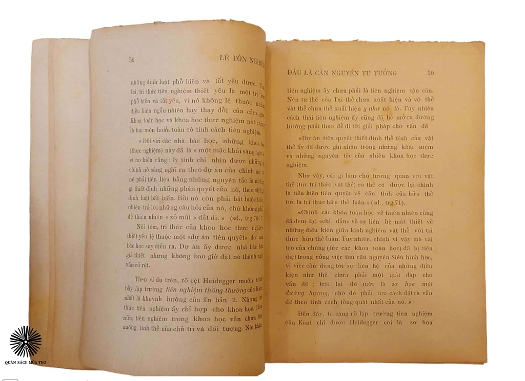 ĐÂU LÀ CĂN NGUYÊN TƯ TƯỞNG HAY CON ĐƯỜNG TRIÊT LÝ TỪ KANT ĐẾN HEIDEGGER