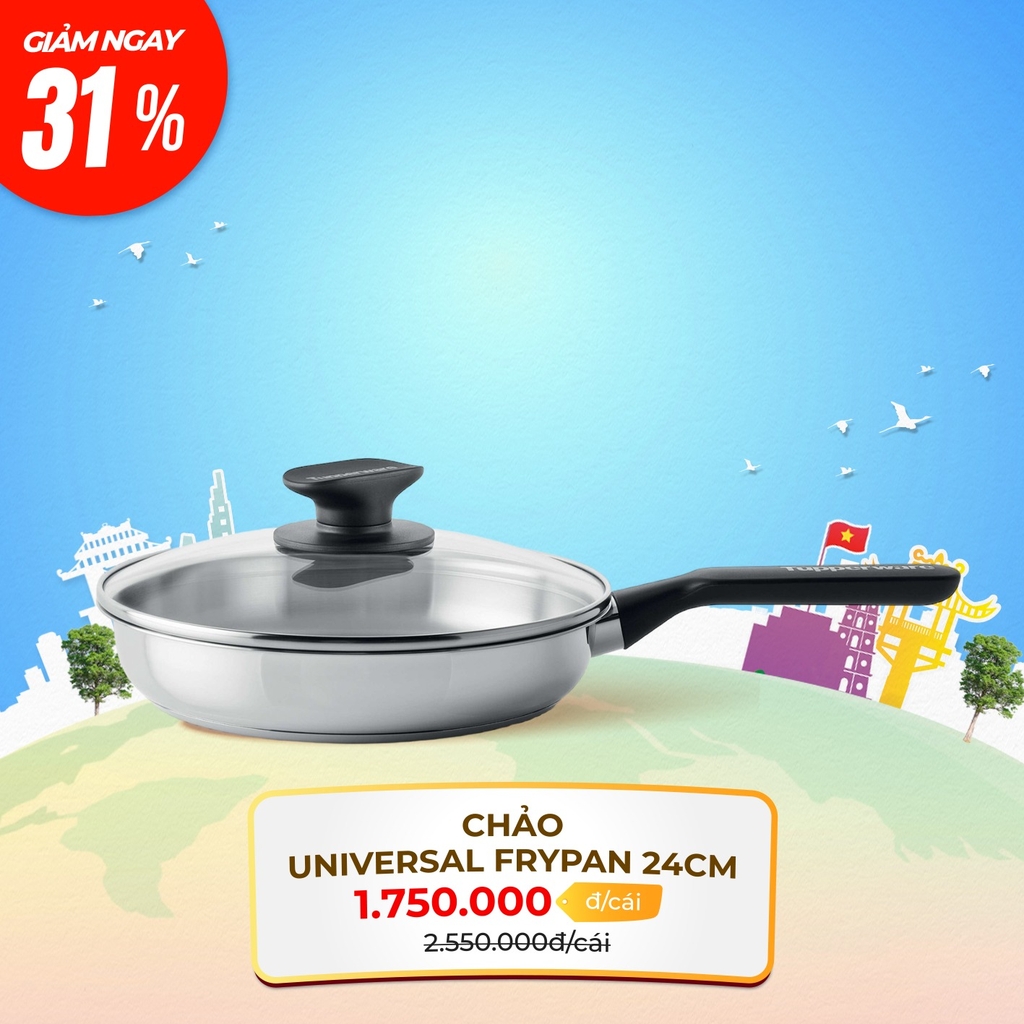 CHẢO 24CM UNIVERSAL FRY PAN