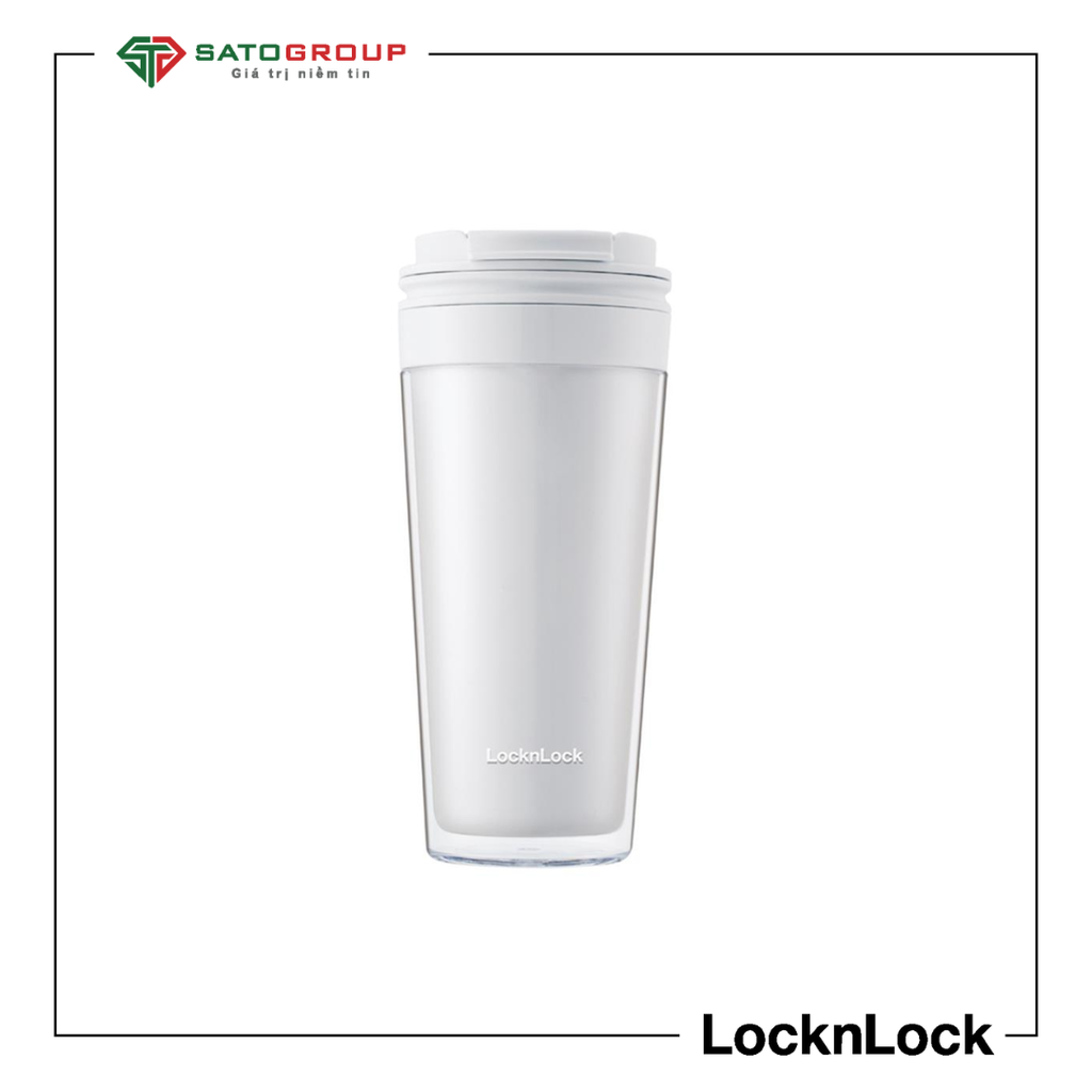 Ly nhựa 2 lớp LocknLock Bucket Cold Cup 580ml - HAP519