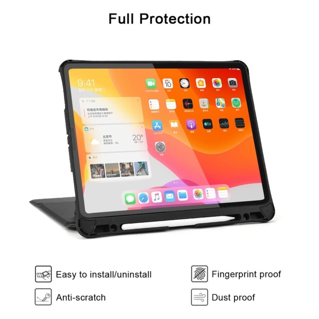 Bao da bàn phím Touchpad có thể tháo rời Choetech BH-015 dành cho Ipad Pro 12.9inch (Hàng chính ...