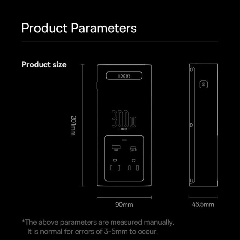 Bộ chuyển đổi dòng điện Baseus IGBT Power Inverter 300W dành cho xe hơi ...