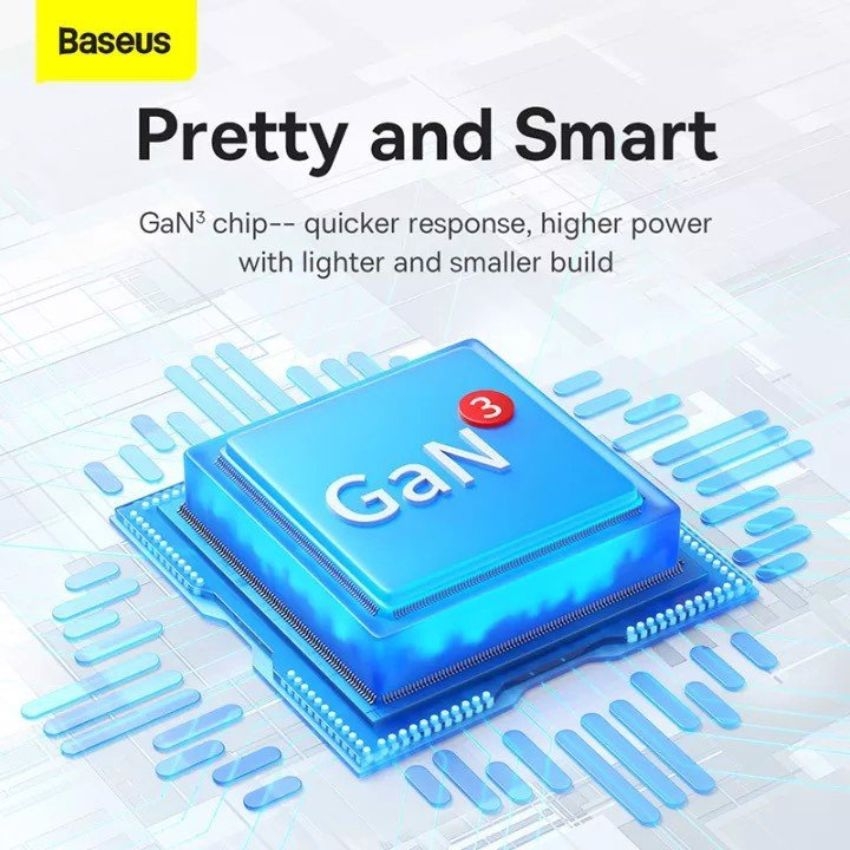 Bộ Sạc Nhanh Baseus GaN3 Pro Quick Charger 65W (Type Cx2 + USB , PD3.0 ...