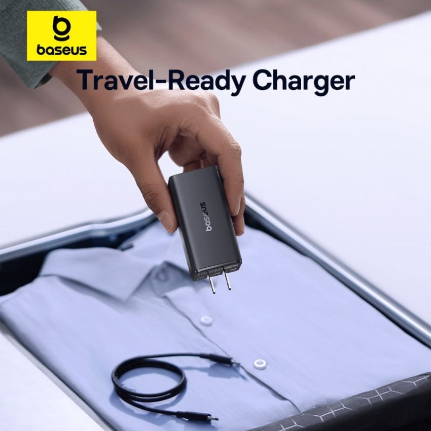 Bộ sạc nhanh 100W Baseus GaN6 Pro Fast Charger 2C+2U (Kèm cáp C to C ...