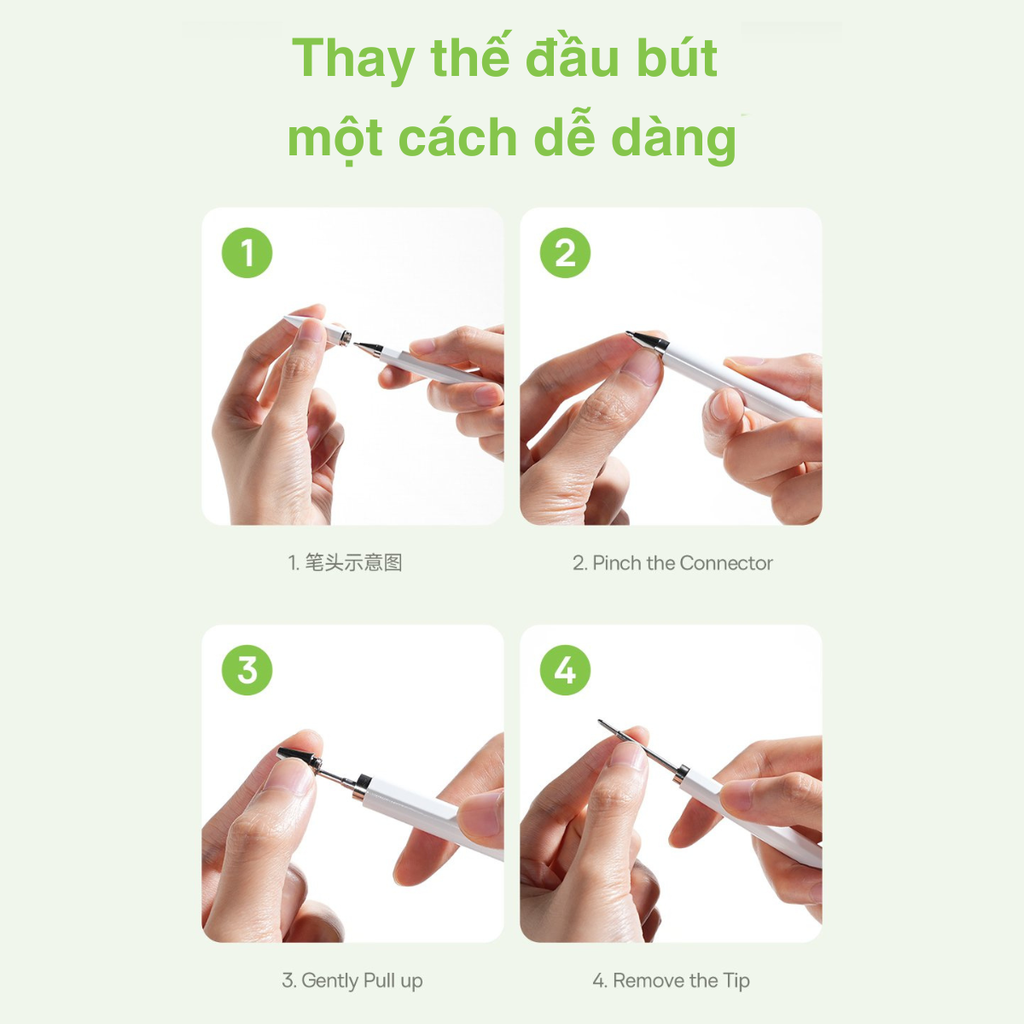 Bút cảm ứng 3 in 1 Baseus Smooth Writing III Passive Stylus Magnetic ...