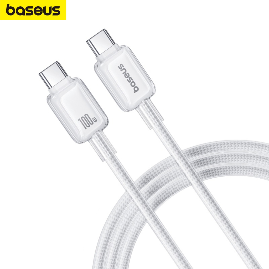 Cáp Sạc Nhanh Và Truyền Dữ Liệu Type C to Type C Baseus Crystal Clear ...