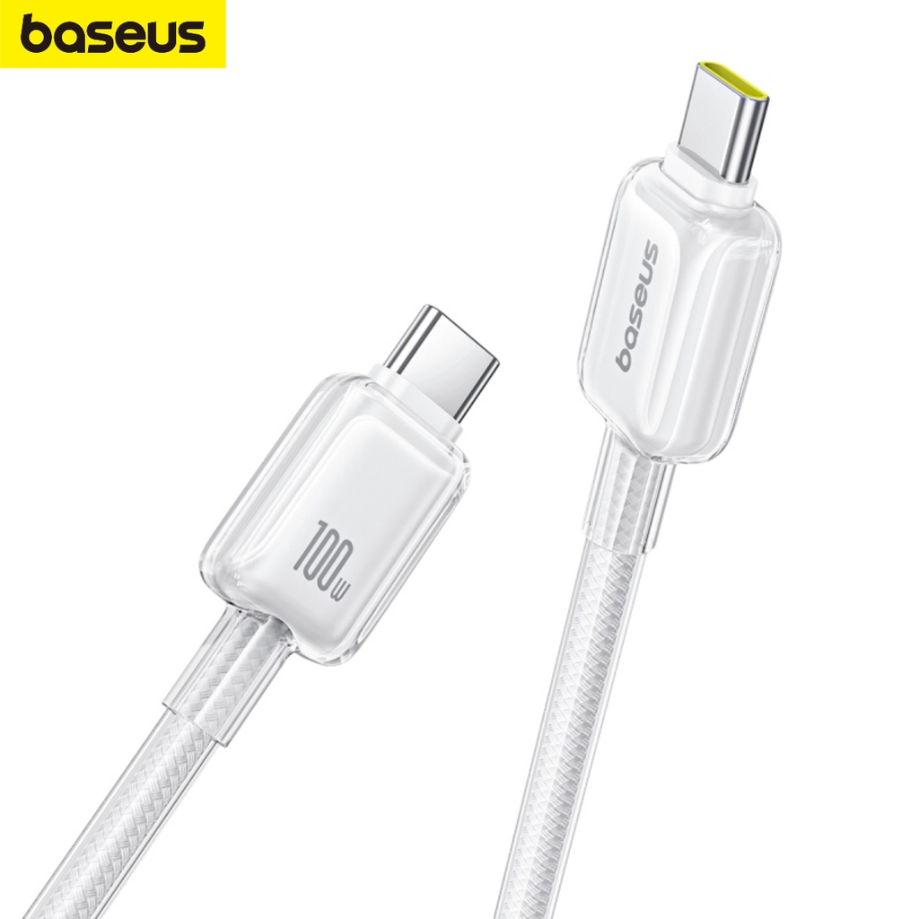 Cáp Sạc Nhanh Và Truyền Dữ Liệu Type C to Type C Baseus Crystal Clear ...