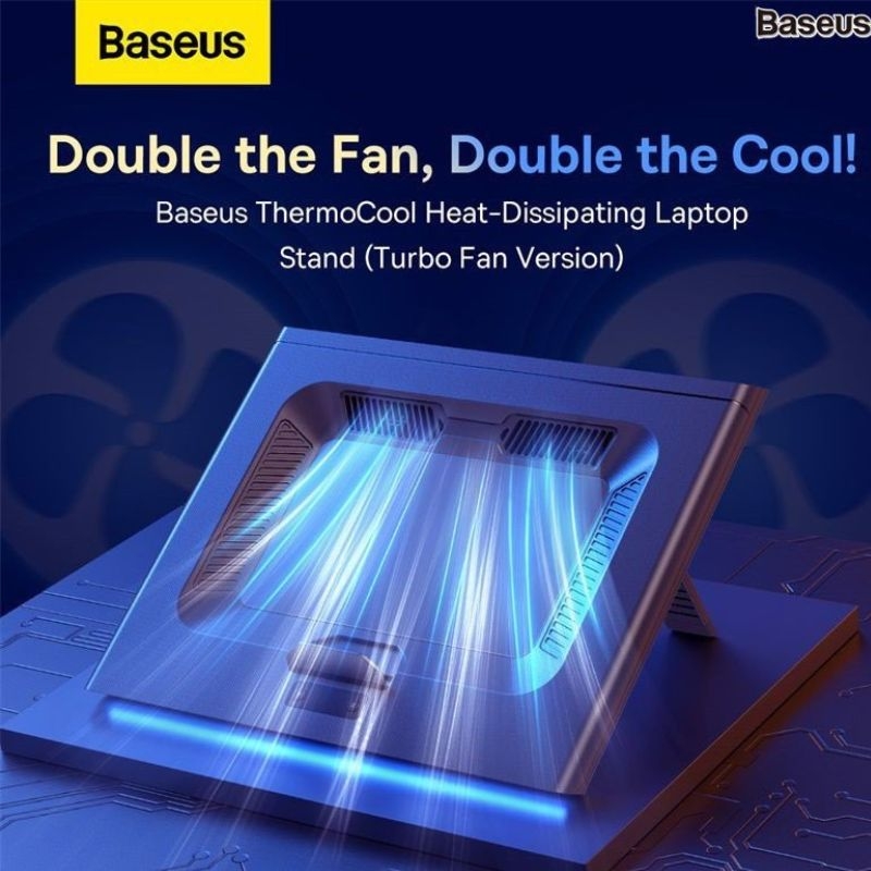 Gía đỡ Tích Hợp Quạt Tản Nhiệt Cho IPad/Laptop Baseus ThermoCool Heat ...