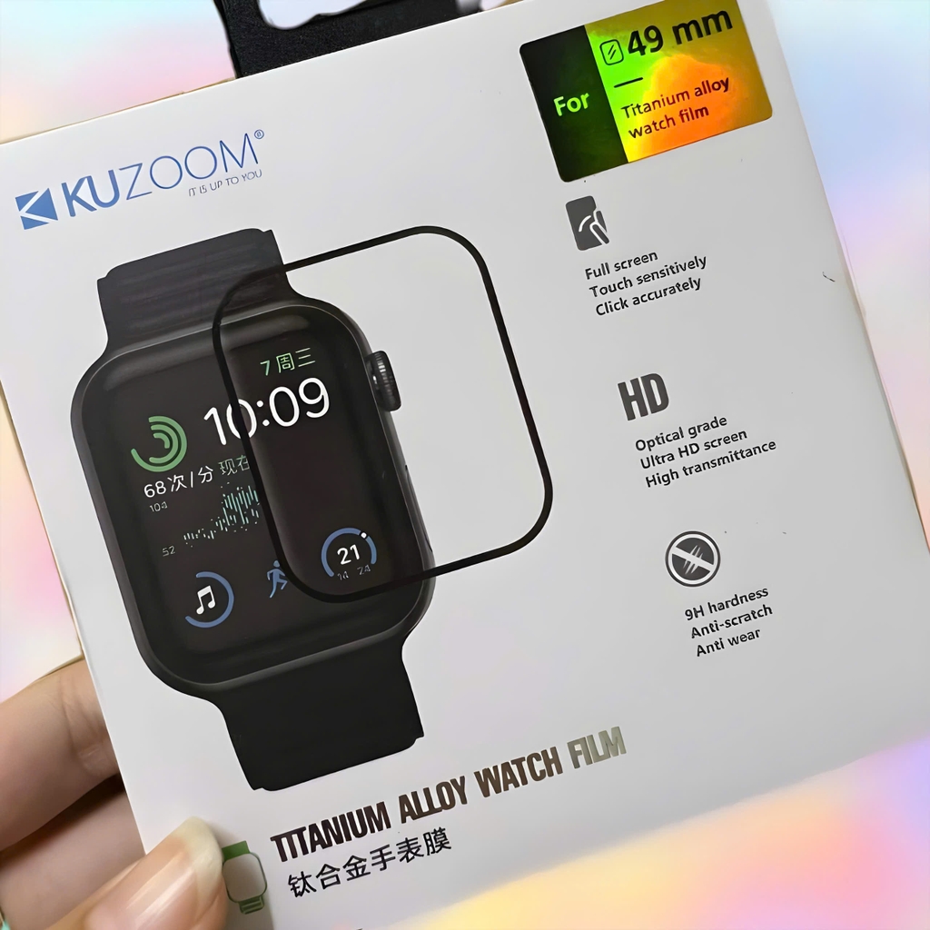 Kính cường lực Apple Watch Kuzoom cho tất cả series 1, 2, 3, 4, 5, 6, 7 ...