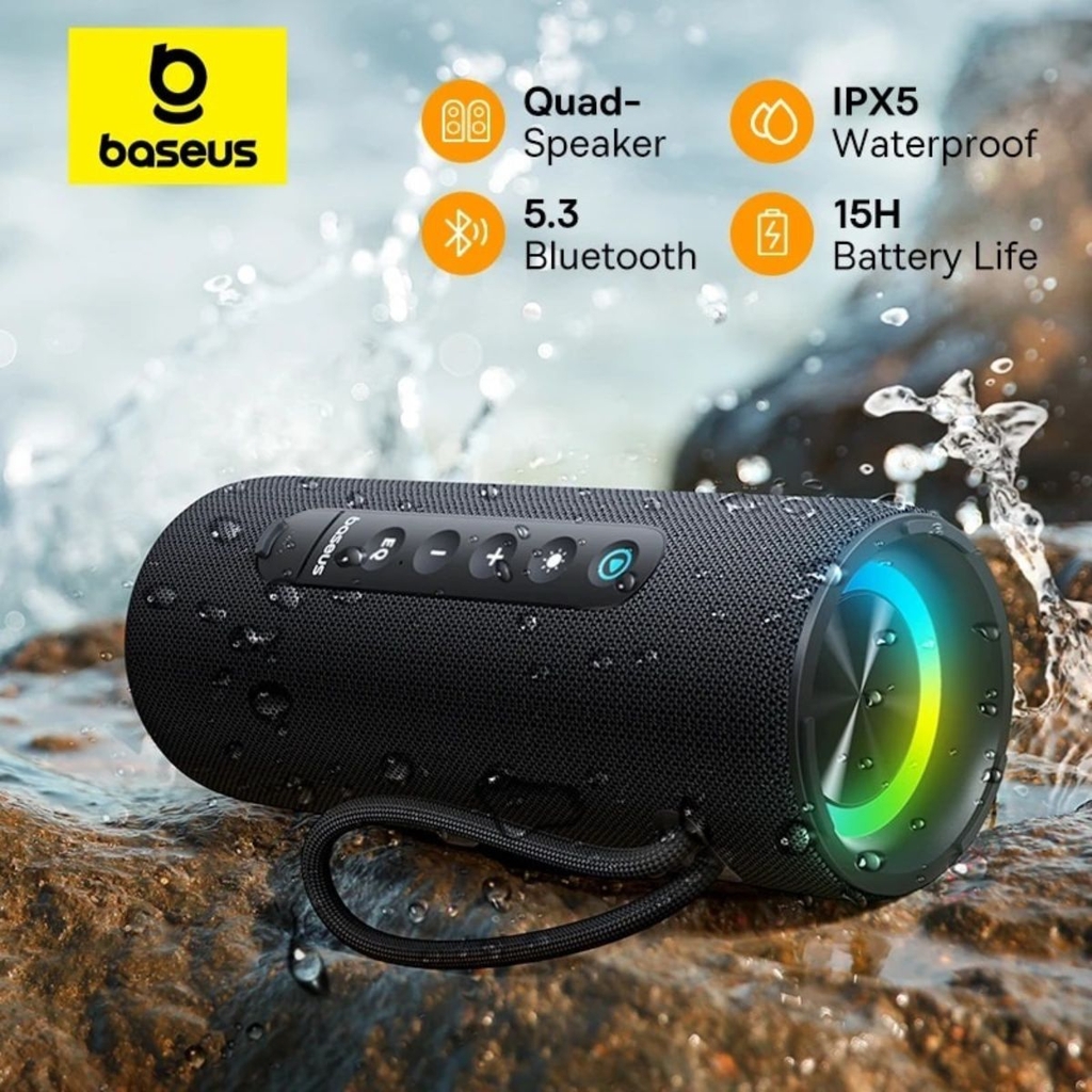 Loa Bluetooth Baseus AeQur VO20 Portable Wireless Speaker (Bluetooth 5. ...