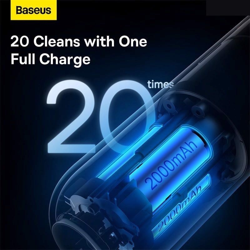 Máy Hút Bụi Pin Sạc Cầm Tay Baseus A2 Pro Car Vacuum Cleaner 80W 2000mAh (6000Pa Blow/Vacuum, 2 ...