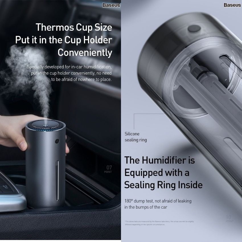 Máy phun sương tạo ẩm dùng cho xe hơi Baseus Moisturizing Car ...