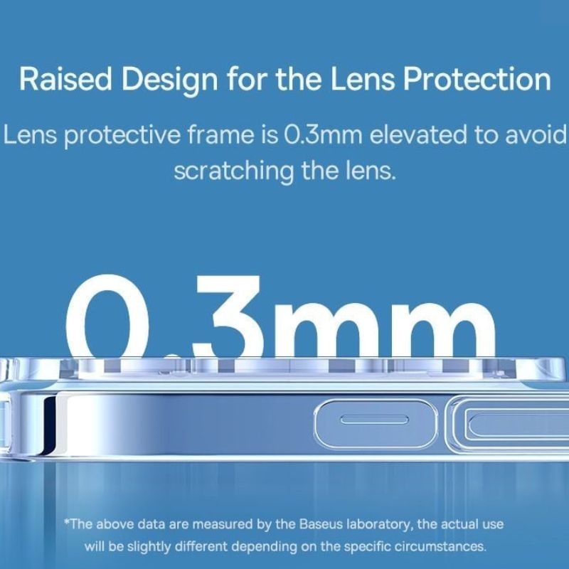 Ốp lưng cường lực viền dẻo chống sốc Baseus SuperCeramic Series Glass ...