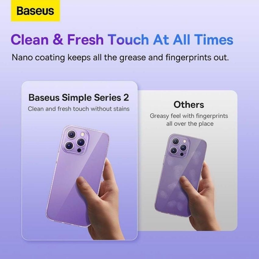 Ốp lưng trong suốt siêu mỏng Baseus Simple Series 2 Protective Case cho iP Series | BASEUS ...