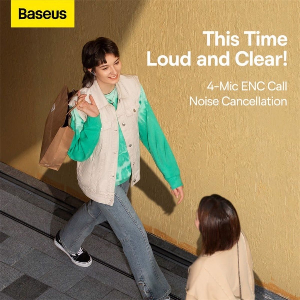 Tai nghe Bluetooth chống ồn chủ động Baseus True Wireless Earphones Bowie M2+ (ANC TWS ...