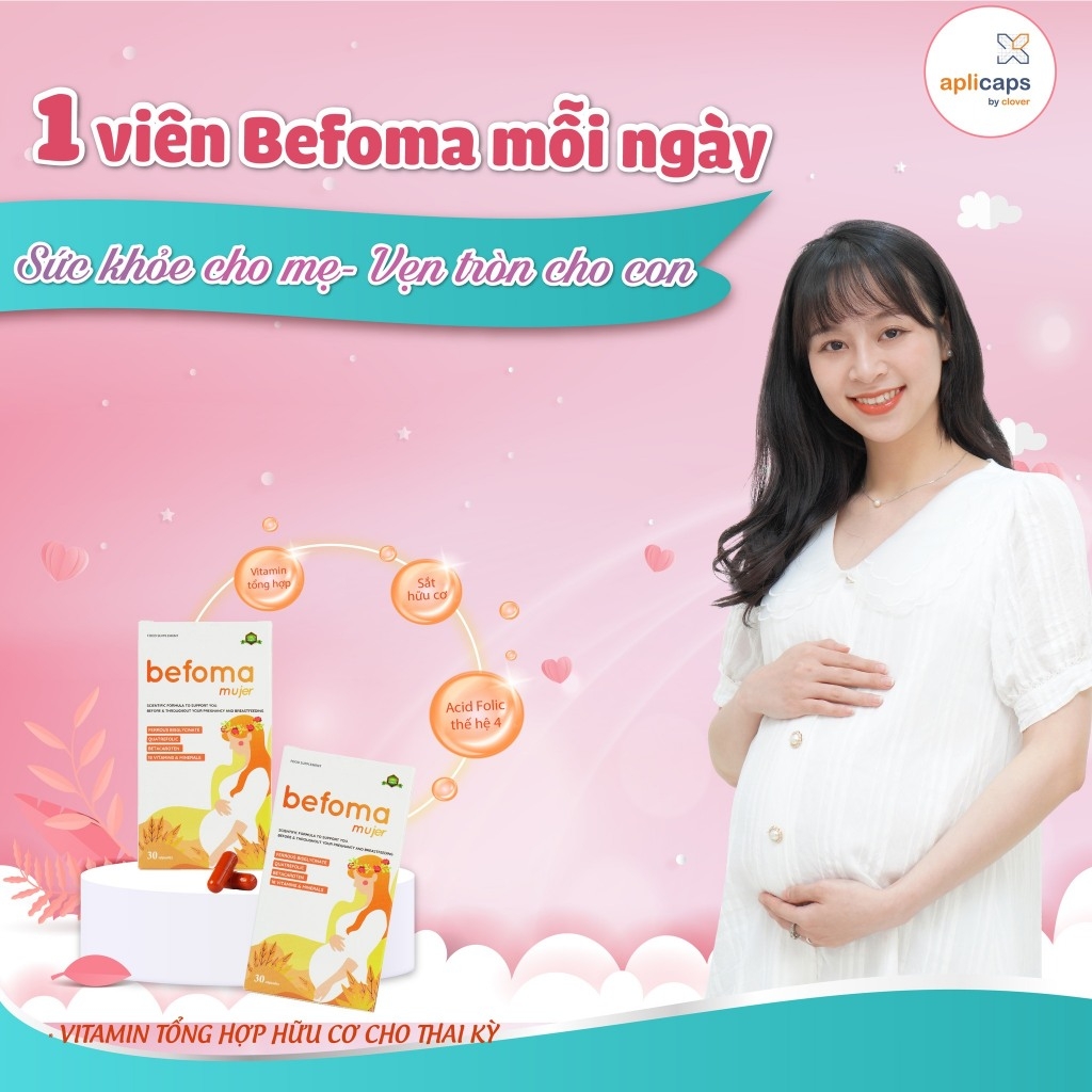 Viên uống bổ sung Sắt, Acid Folic, Vitamin và khoáng chất thiết yếu cho ...