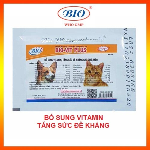 Bio-Vit Plus - Thuốc Bổ Sung Dinh Dưỡng Vitamin Meowy Pet Shop