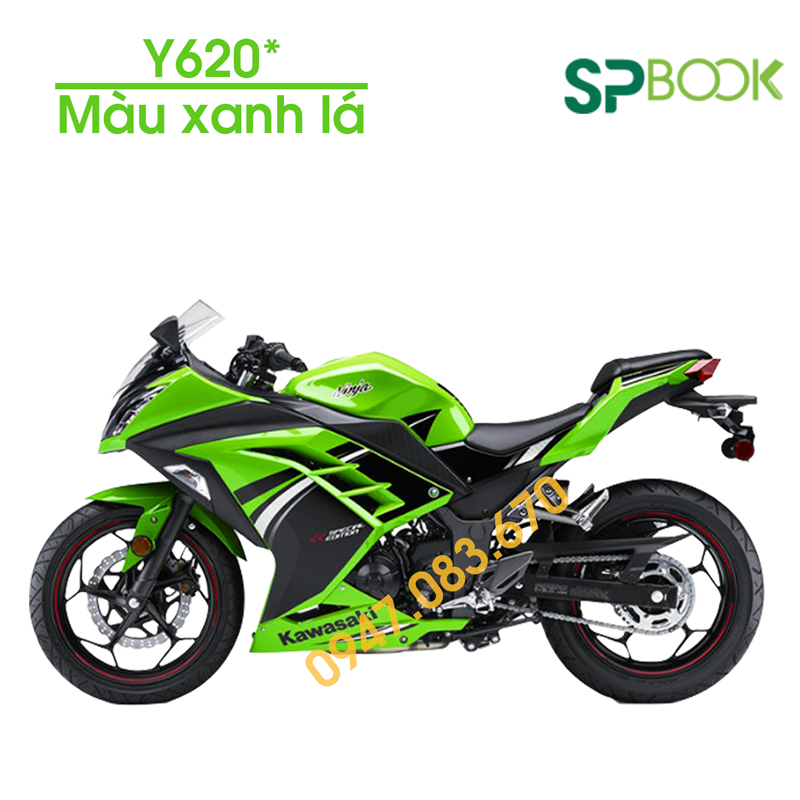 sơn xe máy samurai Y620* MÀU XANH LÁ SPBook - hệ sinh thái học dễ
