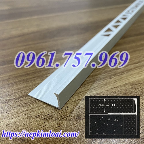 Nẹp ốp gạch, nẹp chặn gạch, ke góc gạch, ke chặn gạch Nẹp Kim Loại 969