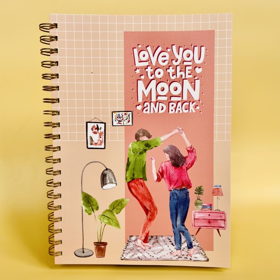 Sổ lò xo A4 kẻ ngang Blueangel SIN-LK (8 mẫu bìa, có ví pocket chia ...