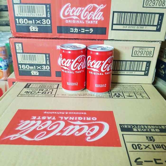 Coca Cola lon 160ml Nhật Bản