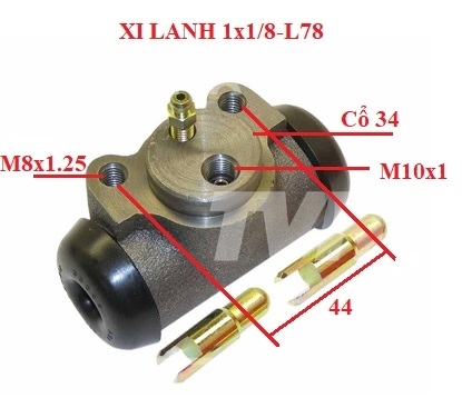 XI LANH BÁNH (1x1/8) KOMATSU 34B-30-14310 | CÔNG TY TNHH THIẾT BỊ & PHỤ ...