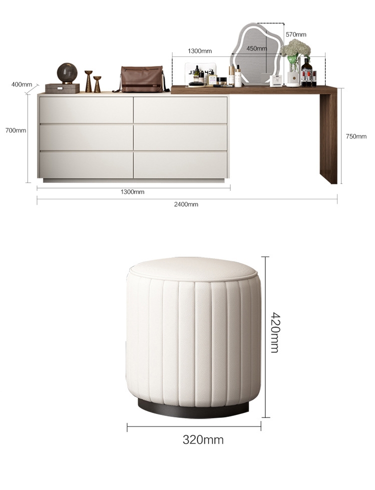 Bộ bàn trang điểm kết hợp tủ trang trí BTD-12 | Thiết Kế, Thi Công Nội ...