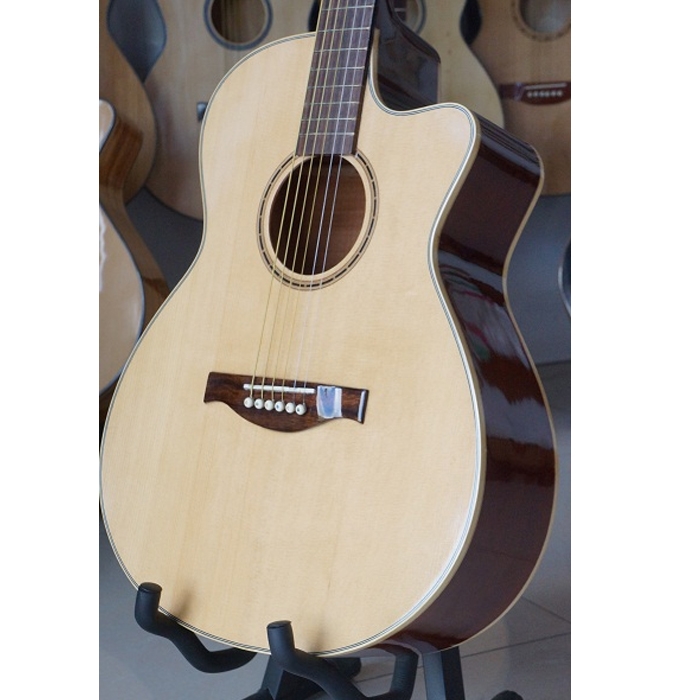 Guitar thùng acoustic Việt Nam gỗ hồng đào