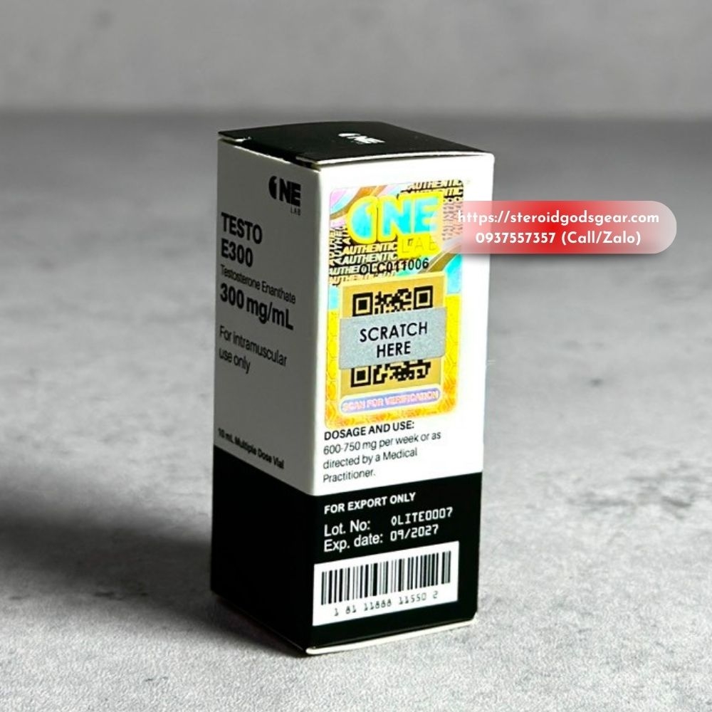 TEST E 300 (Testosterone Enanthate 300mg/ml) 10ml - OneLab