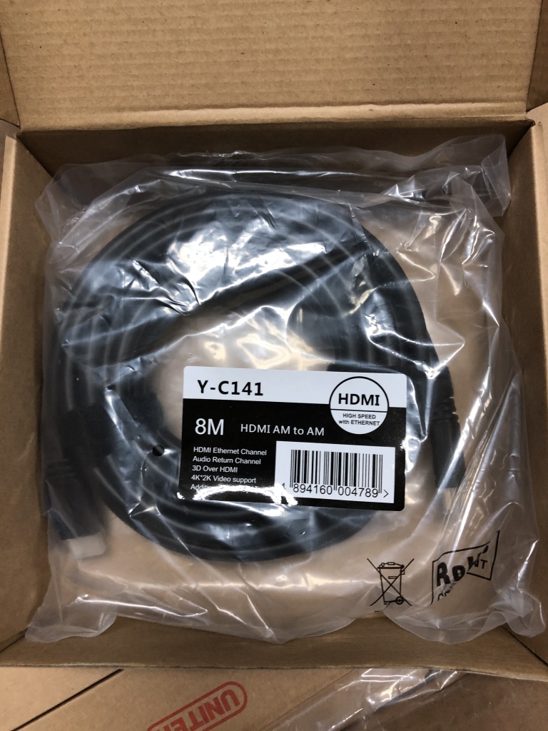 Cáp HDMI UNITEK Y-C141 (8 Mét) - BK38