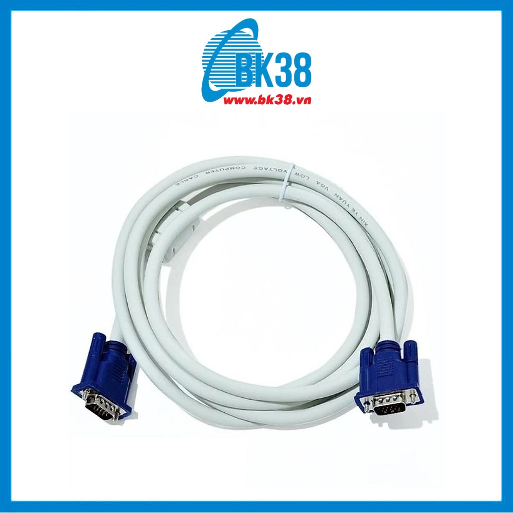 Cáp VGA 3m - 5m (Trắng) - BK38