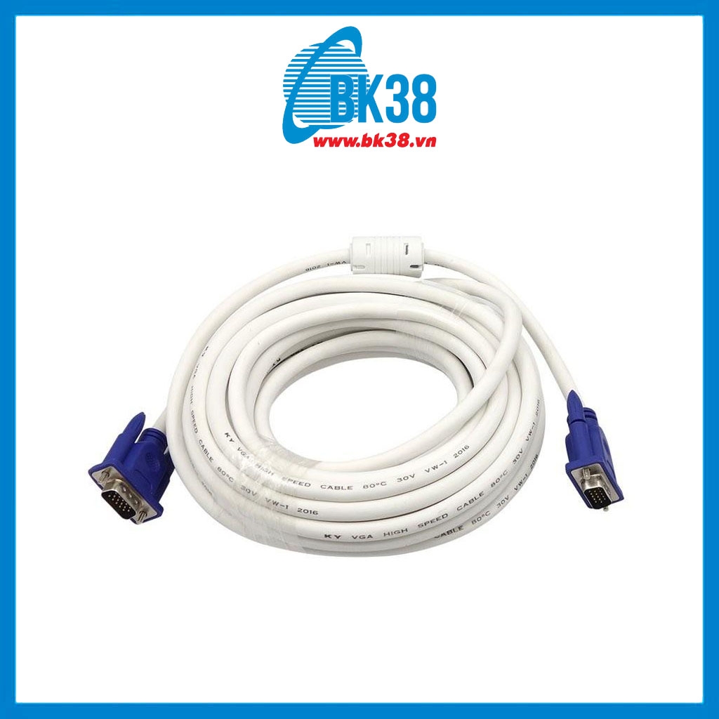 Cáp VGA 3m - 5m (Trắng) - BK38