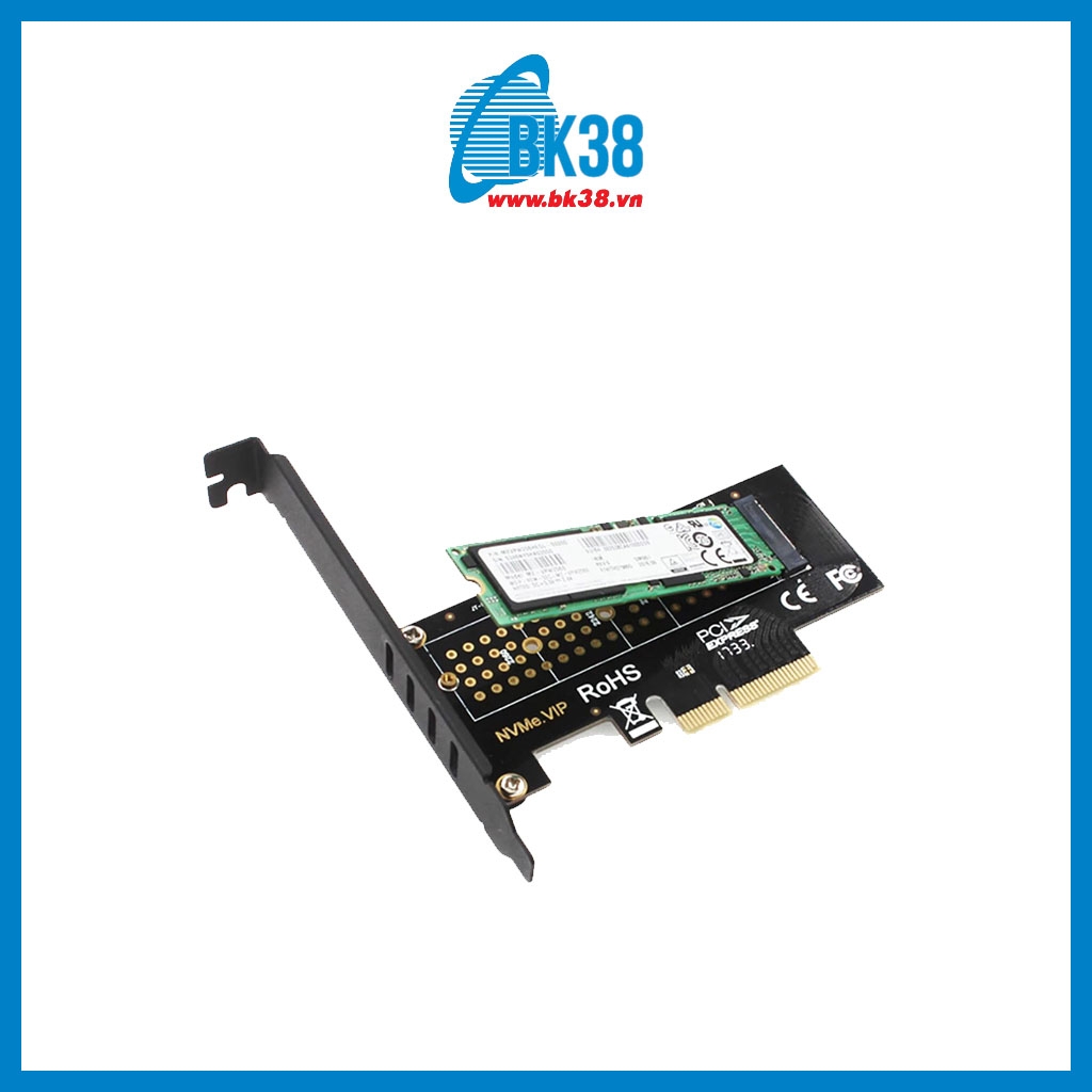 Card gắn SSD M2 NVMe PCIe 2280 sang PCI-E 4X SK4 - BK38