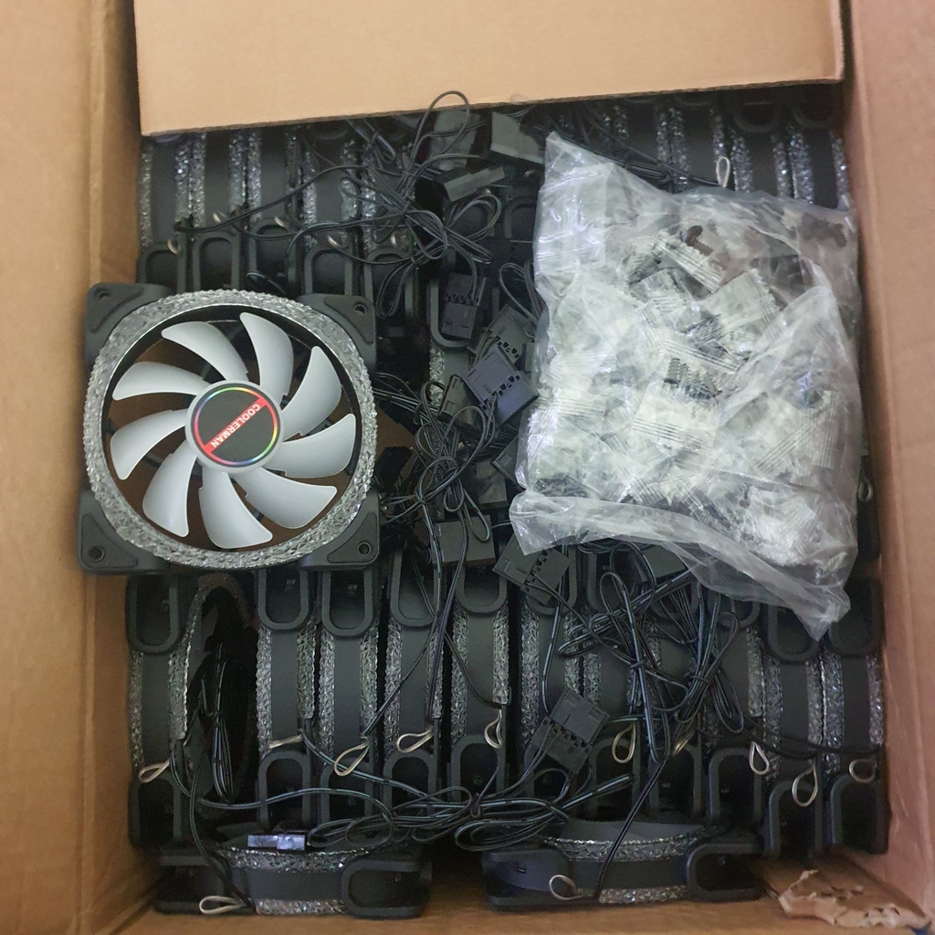 Fan Case Led RGB COOLERMAN X1 - BK38