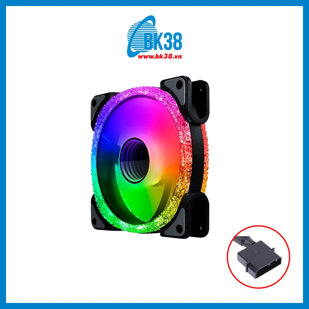 Fan Case Led RGB COOLERMAN X1 - BK38
