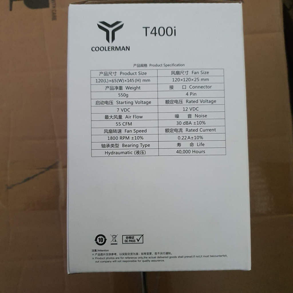 Tản nhiệt khí CPU COOLERMAN T400i led RGB - BK38