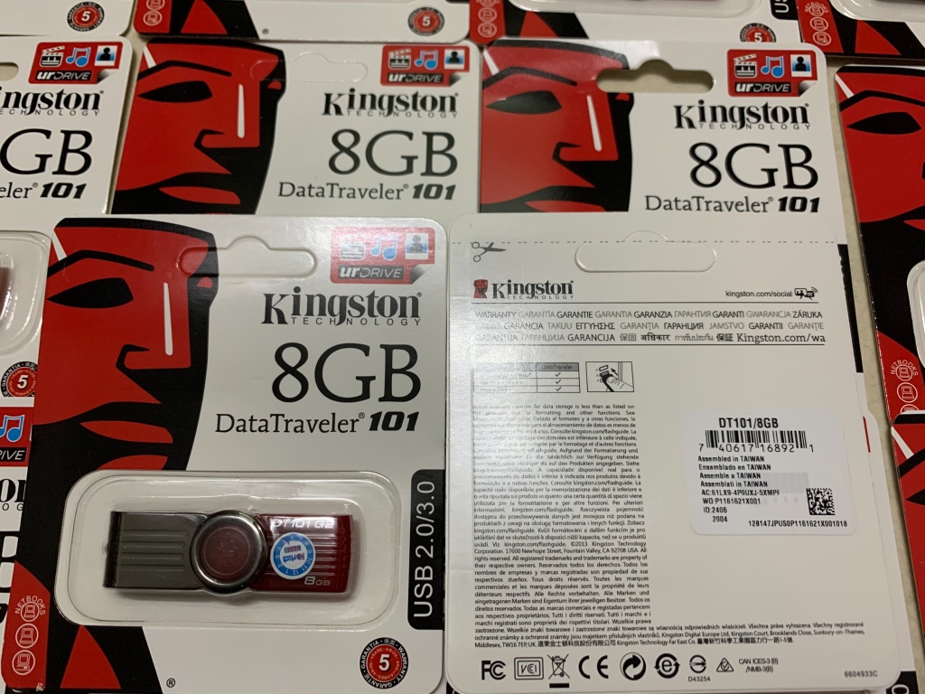 USB Kingston DT101G2 8GB, có đèn báo - BK38
