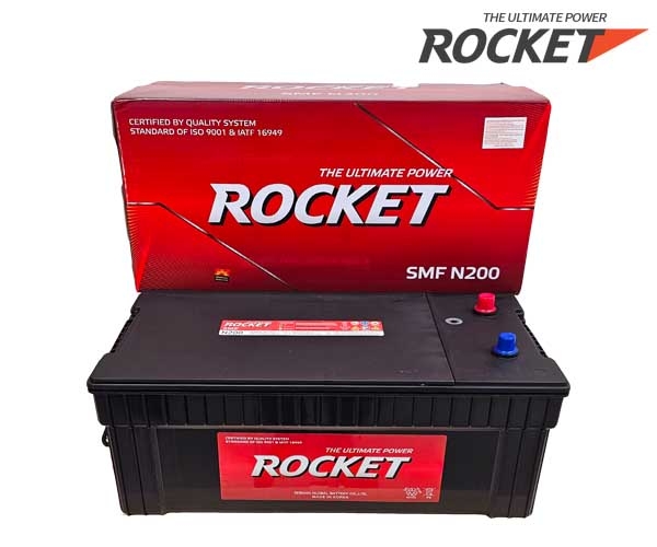 ẮC QUY ROCKET SMF N200, 12V-200AH | CÔNG TY TNHH ẮC QUY GIA PHÁT