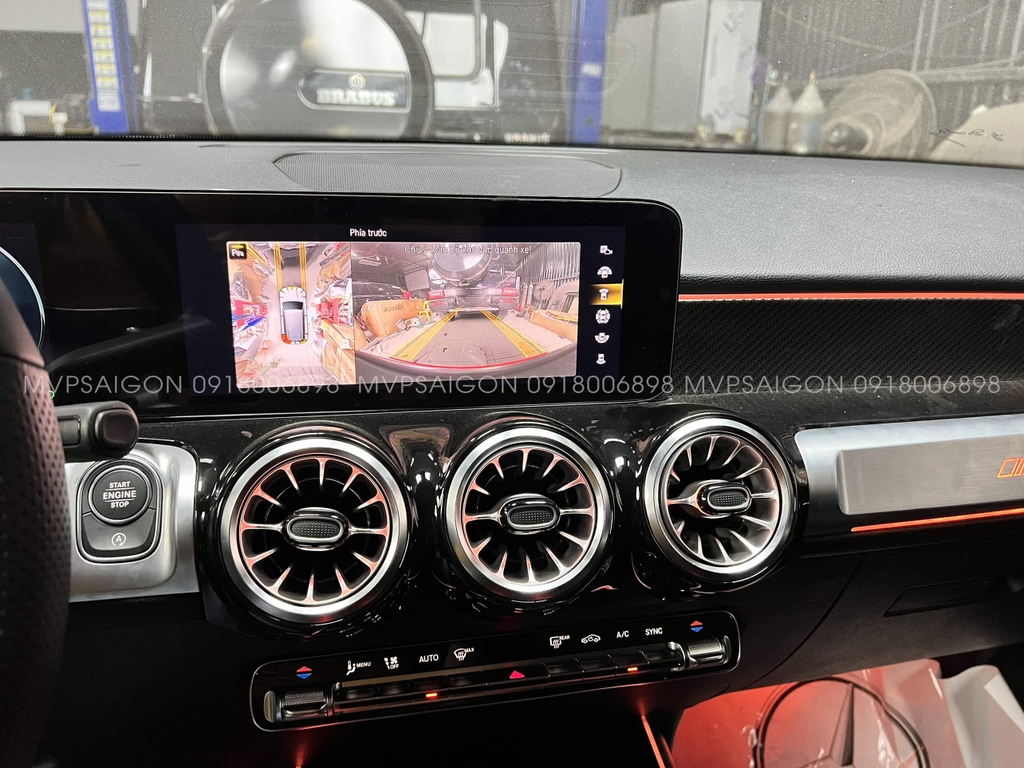 Lắp camera 360 độ toàn cảnh Mercedes Benz GLB
